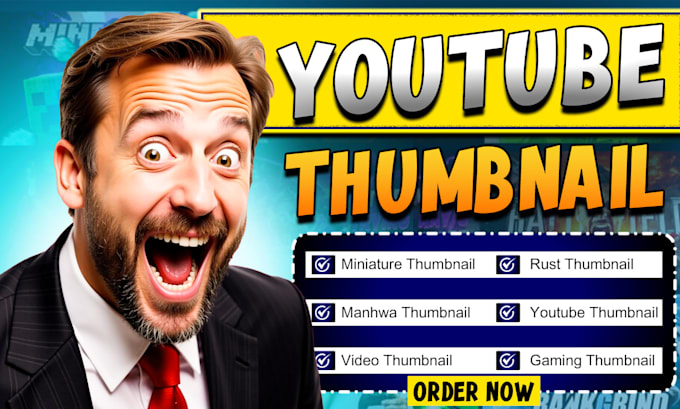 Create eye catching miniature or rust youtube thumbnails in 12 hours by ...