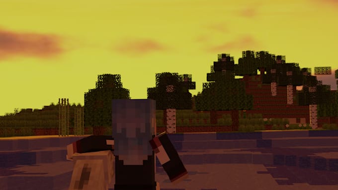 Make a minecraft scene render in blender by Ericcop | Fiverr