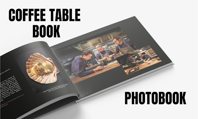 Design coffee table book, recipe book, and photobook by Maven_art | Fiverr