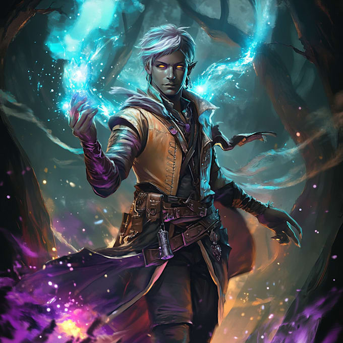 Draw dnd character illustration or game art by Hiseadrith | Fiverr