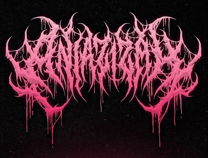 Draw a metal band logo by Jeann_dunlop | Fiverr