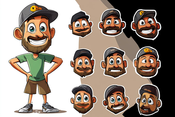 Create a awesome cartoon character design by Coyolseer | Fiverr