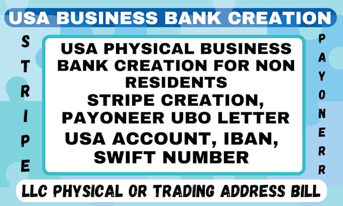 Create usa physical bank account for your usa llc, usa physical ...