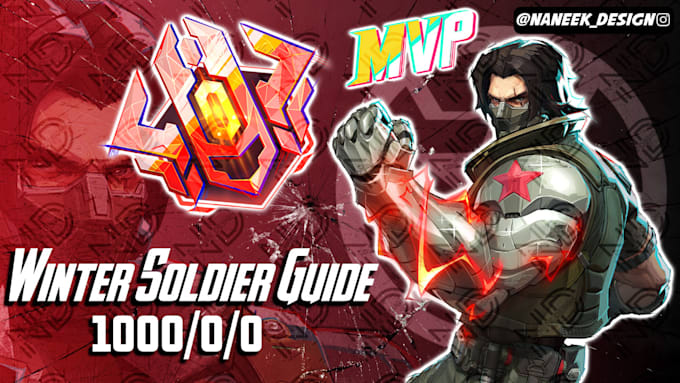 Design a marvel rivals youtube thumbnail for you by Naneekdesign | Fiverr