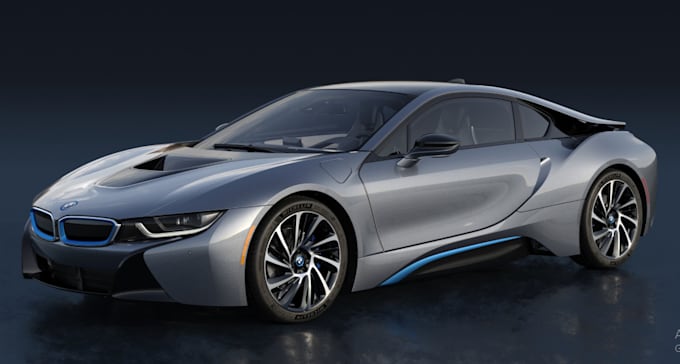 Remodel 3d car model, hybrid sport car, car rendering, keyshot ...