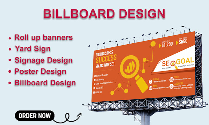 Billboard design, billboard banner, signage design in 24 hours by ...