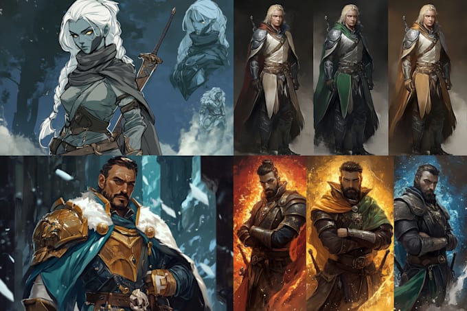 Create amazing d and d character for you by Hernesith | Fiverr
