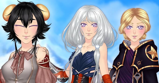 Design and rig pro vtuber character in live2d, for vtuber model and mmd ...