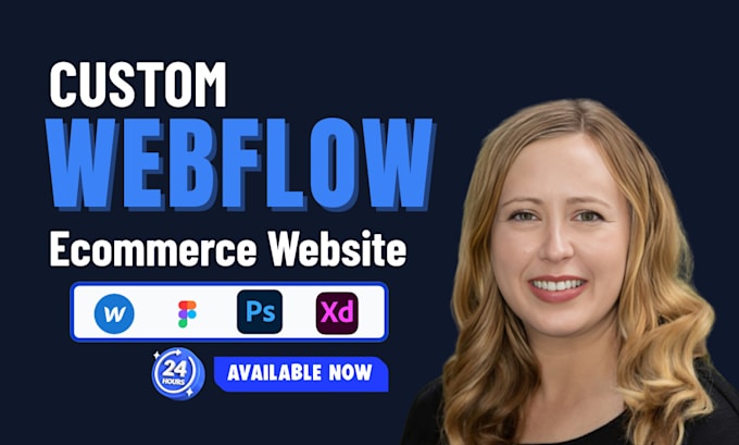 Design a custom webflow ecommerce website or convert figma to webflow ...