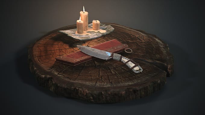 Create 3d game props, assets and weapons in stylized realism by Dmitriy ...