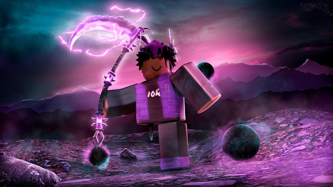 Make detailed roblox gfx, roblox icon, logo, roblox thumbnail by Logan ...