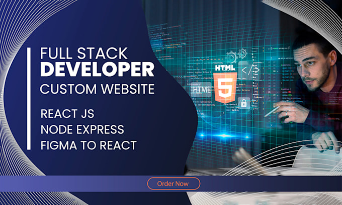 Develop a modern and responsive react js node js and next js website by ...