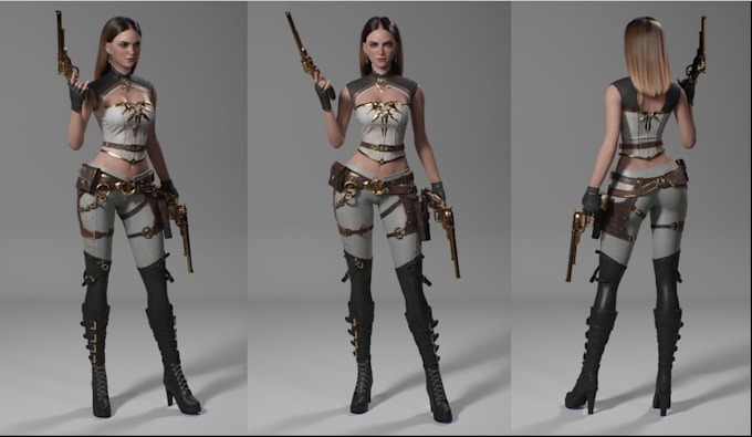 Do realistic 3d metahuman character in unreal engine, 3d character model, cloth by Hennyoha | Fiverr