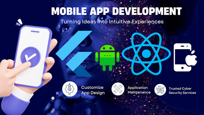 Do custom mobile app development, android, ios, flutter react native by Usman33246 | Fiverr