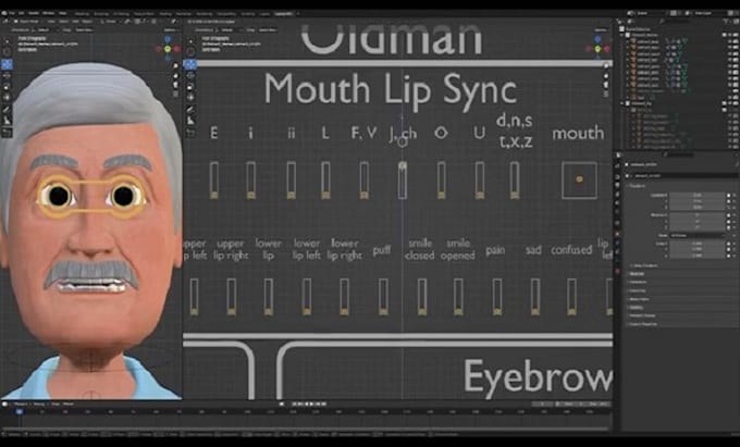 Rig3d for wonder dynamic,mouth lip sync, face rig, live video rig ...