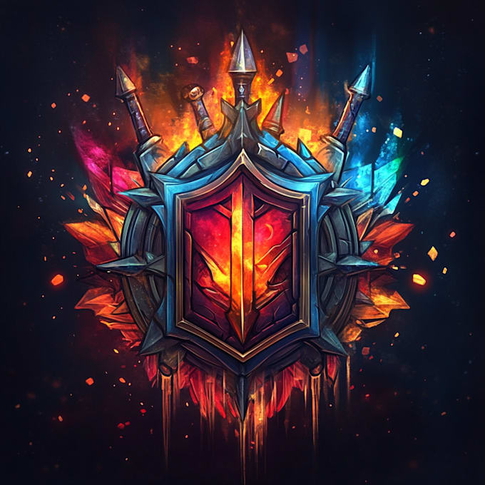 Design unique medieval, fantasy, rpg, mmorpg game logo title by ...