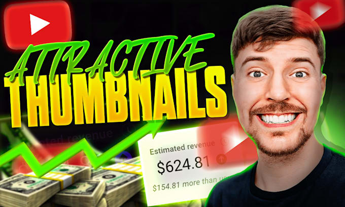 Create custom thumbnails or graphic design by Saqlain_desig | Fiverr