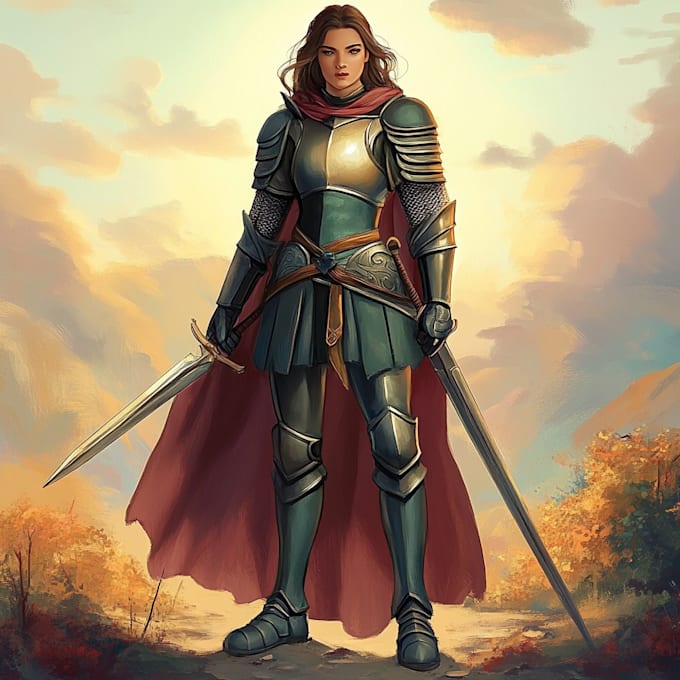 Draw a fantasy character art fantasy character by Morgaulde | Fiverr