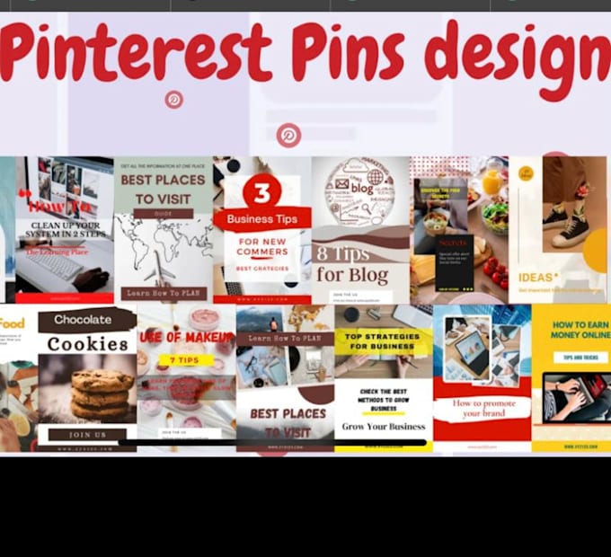 Create custom pinterest pins design by Ubaidullah23271 | Fiverr