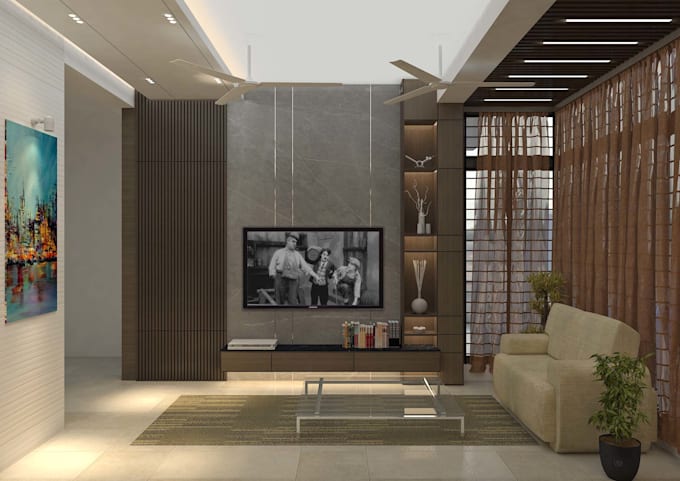 Interior modeling and rendering by Archmustafiz | Fiverr