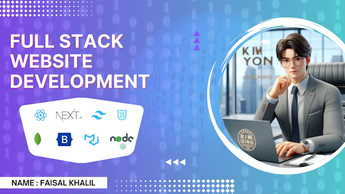 Full stack web developer, front end, backend developer by Faisal ...