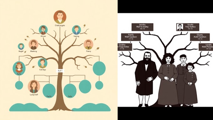 Do family history genealogy ancestry family tree family illustration ...