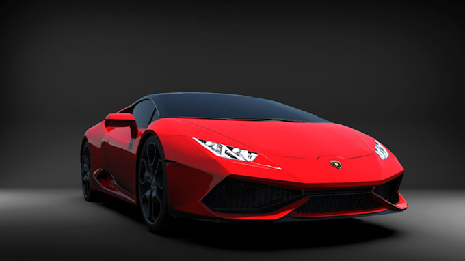 Realistic 3d car rendering, car model interior, animation, body kit 3d ...