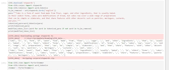 Perform basic nlp tasks using python for text analysis by A_z_ahmad | Fiverr