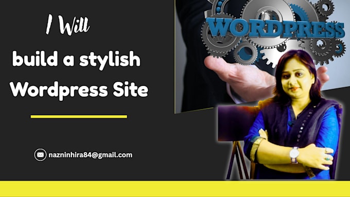 Create a responsive wordpress website design by Nazninhira | Fiverr