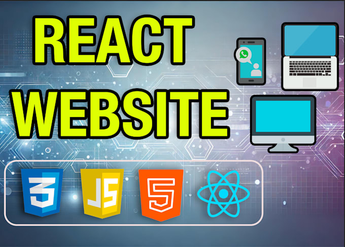 Create a react front end website by Jourdan_louis | Fiverr