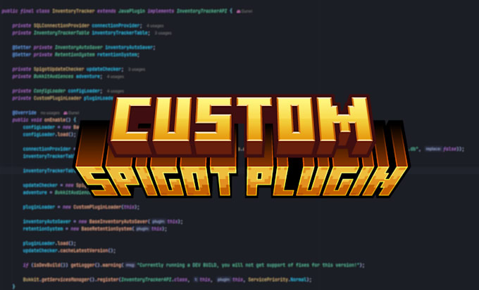 Develop a spigot plugin for your minecraft server by Gurwi30 | Fiverr