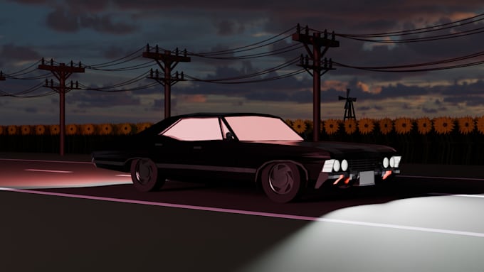 Make you an animated car gif by Jackgodney_ | Fiverr