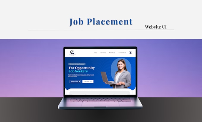 Job placement website ui design by Riyallakhani | Fiverr