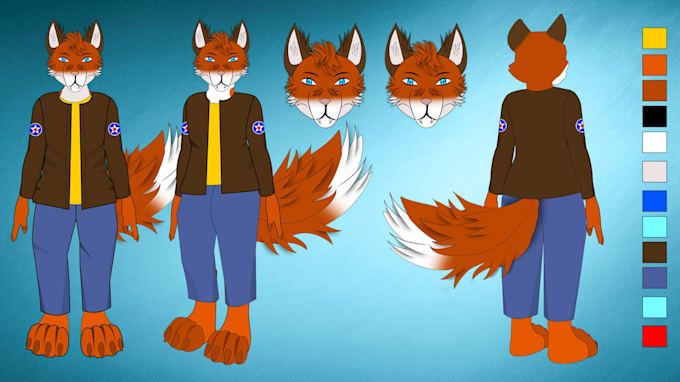 Create furry characters for you by Davidhunter125 | Fiverr