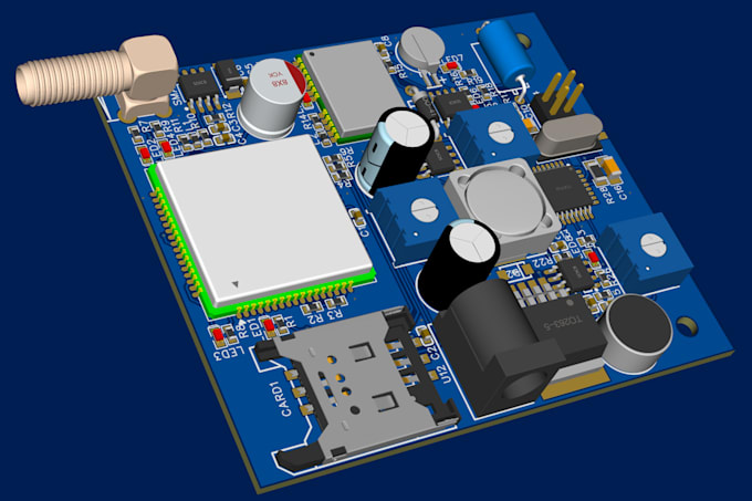 Do pcb design circuit schematic layout in altium and kicad by Antony ...