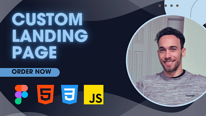 Design code a high converting landing page react html css by Daironcanel | Fiverr