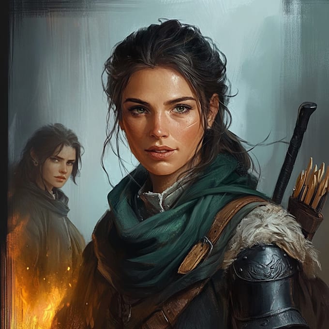 Draw a dnd character art and any character you want by Teiktash | Fiverr