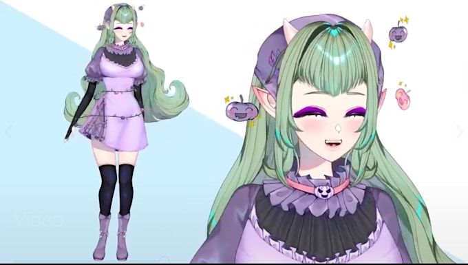 Draw and rig 2d vtuber model live2d model rigging anime 2d character ...