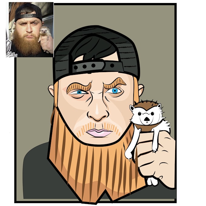 Turn your photo into a unique cartoon portrait in my style by ...