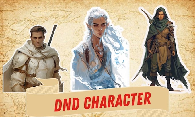 Draw a custom dnd character illustration in high quality by Veracand ...