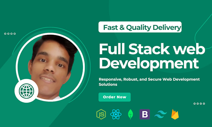 Develop a responsive fullstack web application using mern stack by Codewithpawan | Fiverr