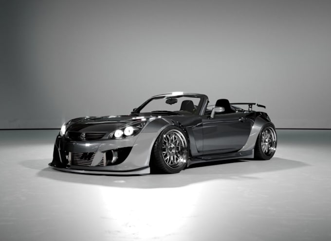 Custom racing car, aero kit, wide body kit, rear bumpers,3d rim, front ...