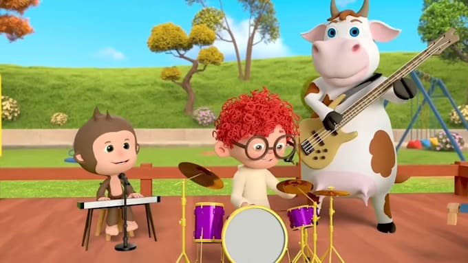 Do 3d friendly animation for kids, childrens animation, 3d character ...