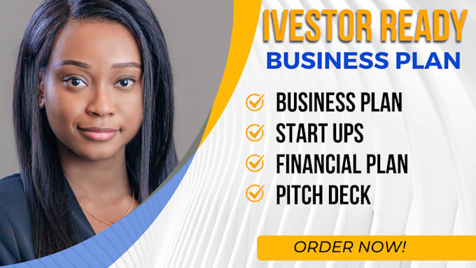 Create comprehensive business plan and pitch deck by Esther875 | Fiverr