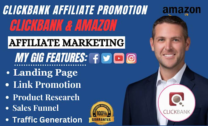 Clickbank affiliate marketing landing page sales funnel email marketing ...