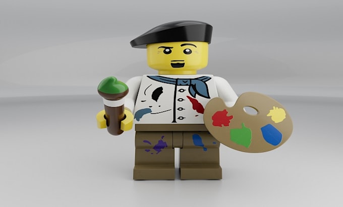 Create custom 3d lego model design, minifigure, animation, lego set for ...