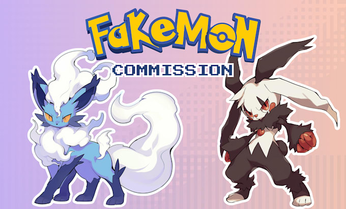 Draw custom fakemon or pokemon for you by Studiovenia | Fiverr