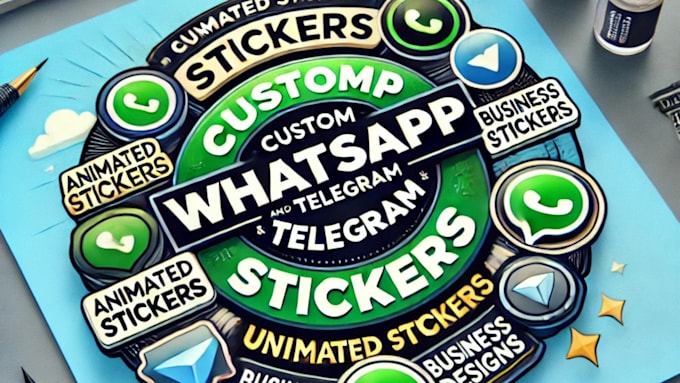 Design custom whatsapp stickers and telegrams stickers by Samtech_org ...