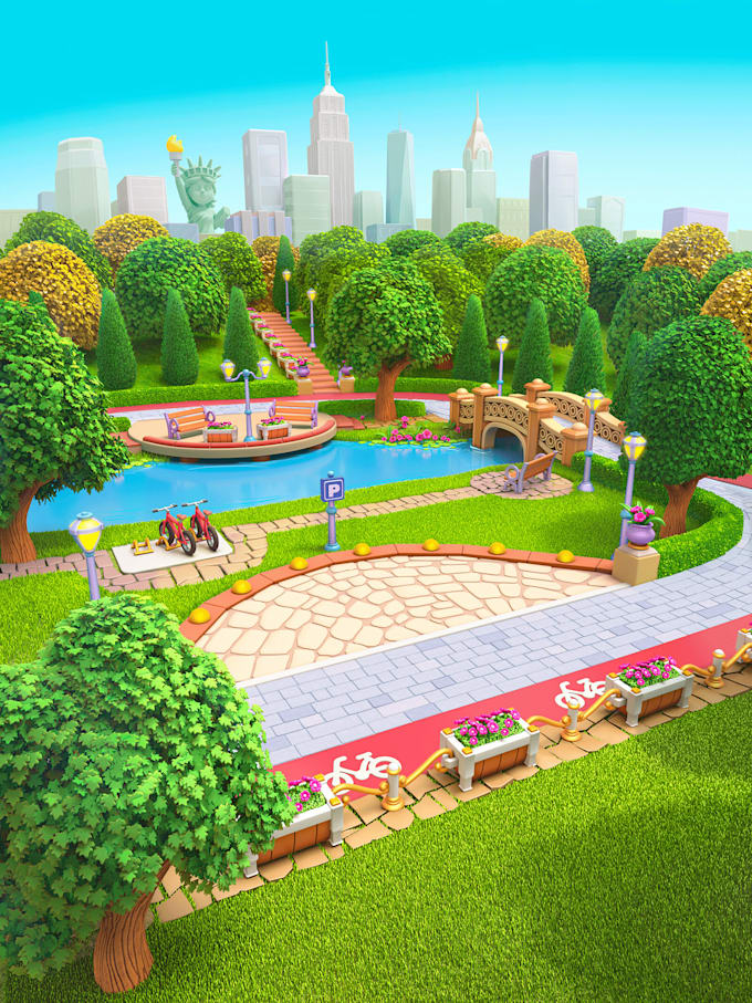 Design 3d game level and environment in unity engine, level design ...