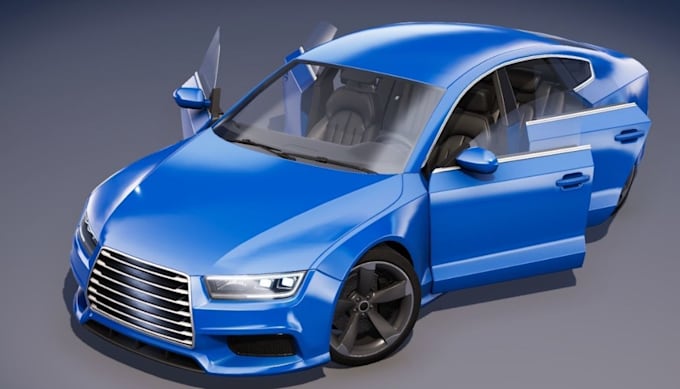 Blend 3d standard car model,3d millennia car render,body paint 3d ...